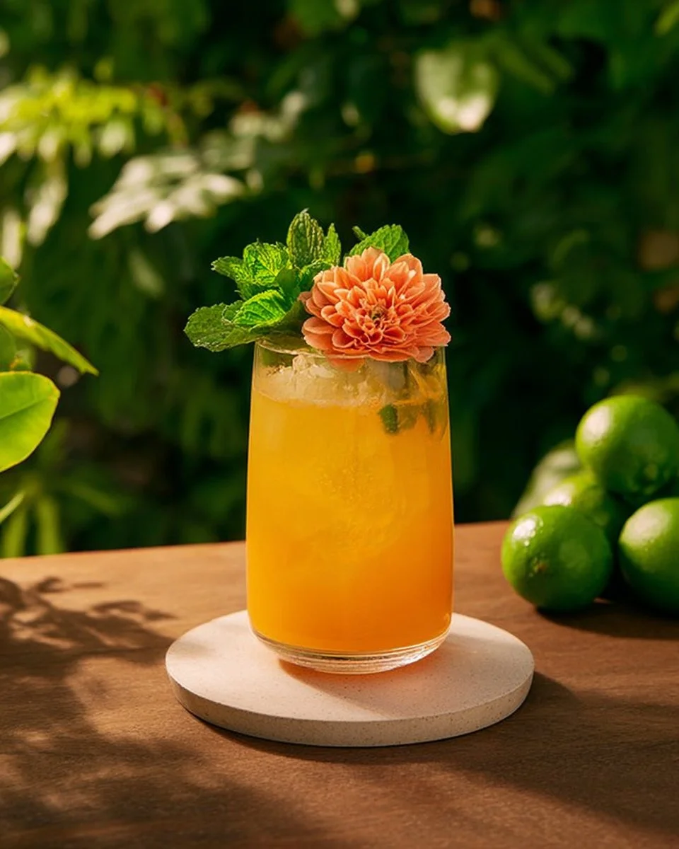 Pineapple Ginger Beer Mocktail