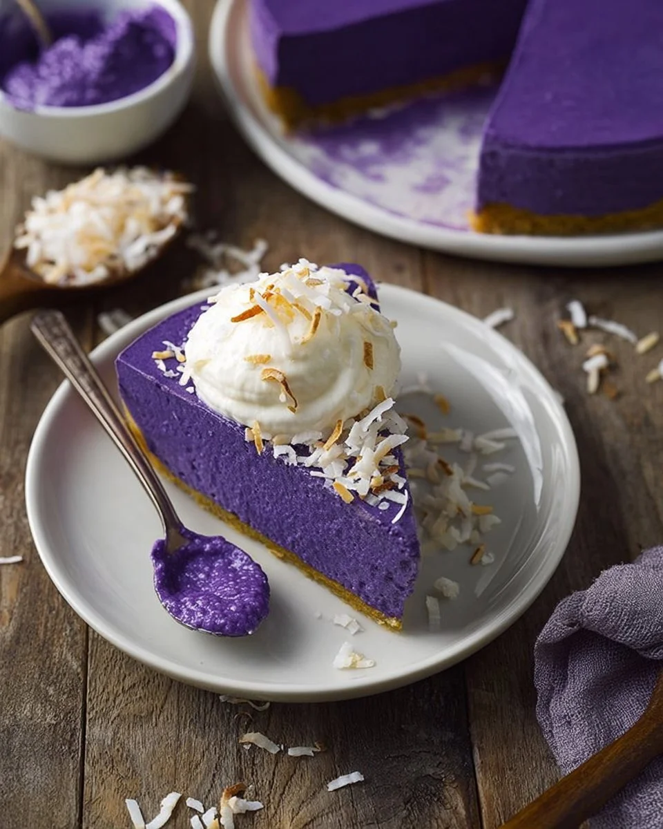 The Best Ube Cheesecake
