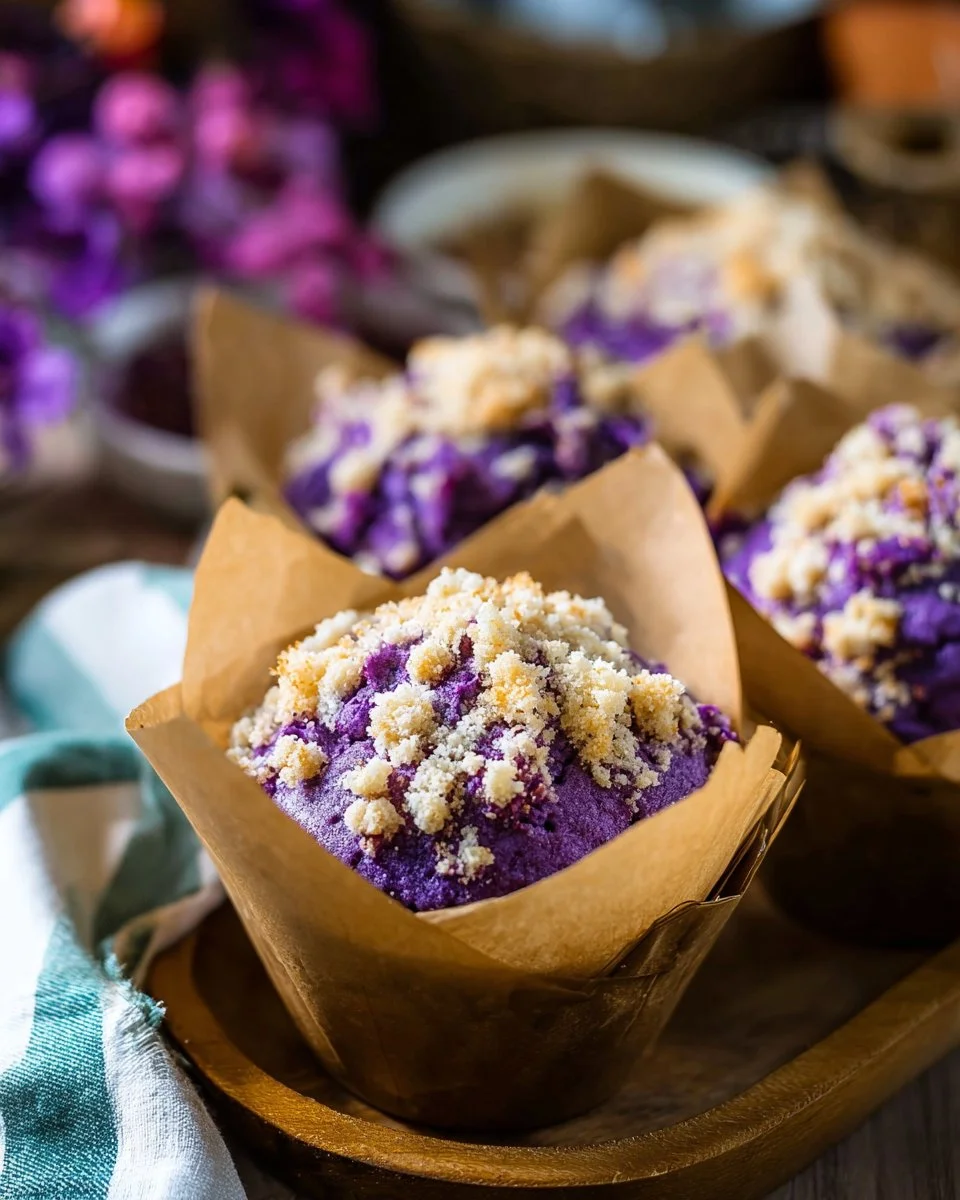 Ube Muffins Recipe