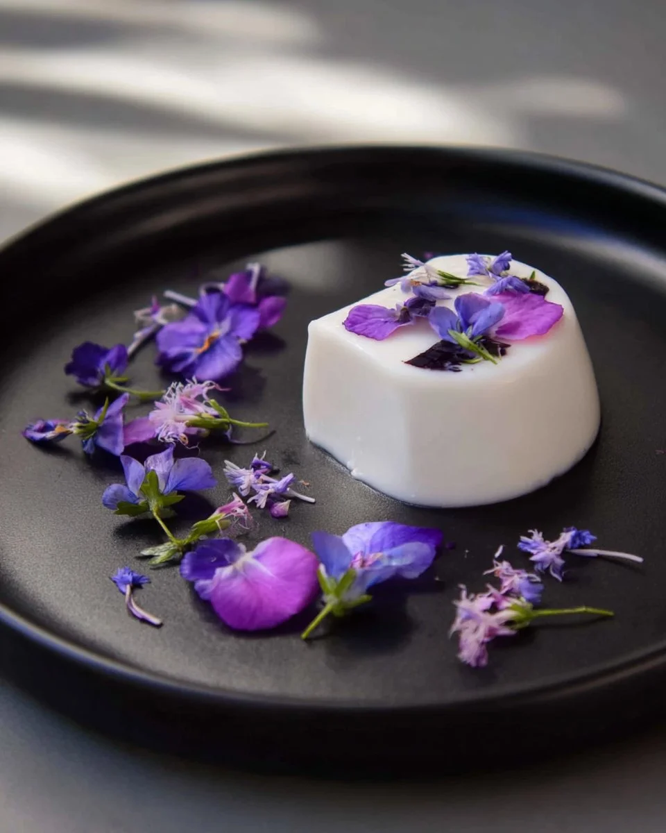 Violet Panna Cotta